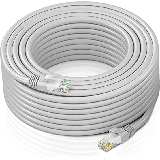 En Ucuz Aogo 15 Metre Cat6 Patch Kablo 15M Ethernet Kablosu Utp Lan Kablosu Interne
