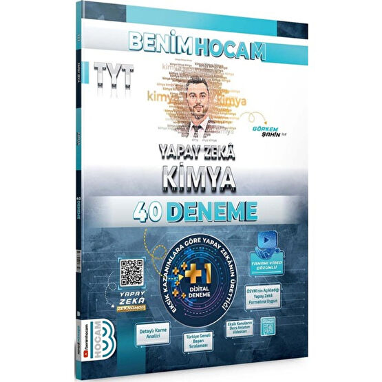 En Ucuz Benim Hocam Yayınları 2024 TYT Yapay Zeka Kimya 40 Deneme