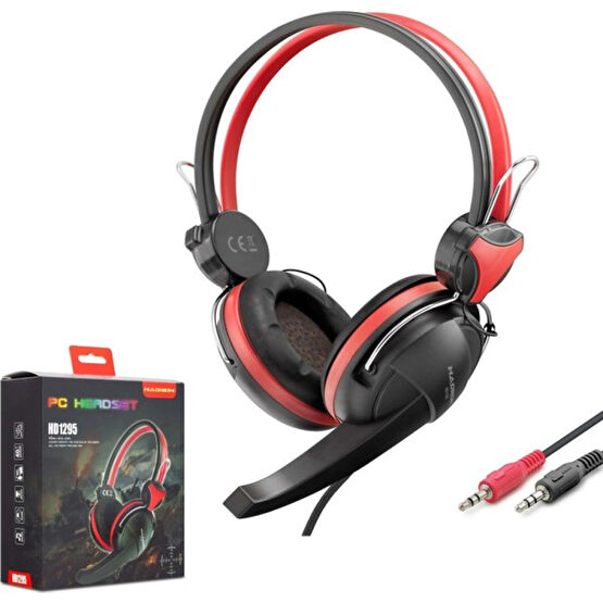 En Ucuz Hadron Pc Kablolu Kulak Üstü Kulaklık 1.2mt 3.5mm Mikrofonlu Hadron HD-1295