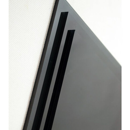 En Ucuz Hakel 2.8mm Siyah Pleksi Levha Pleksi Siyah Akrilik Levha - 10 x 20cm